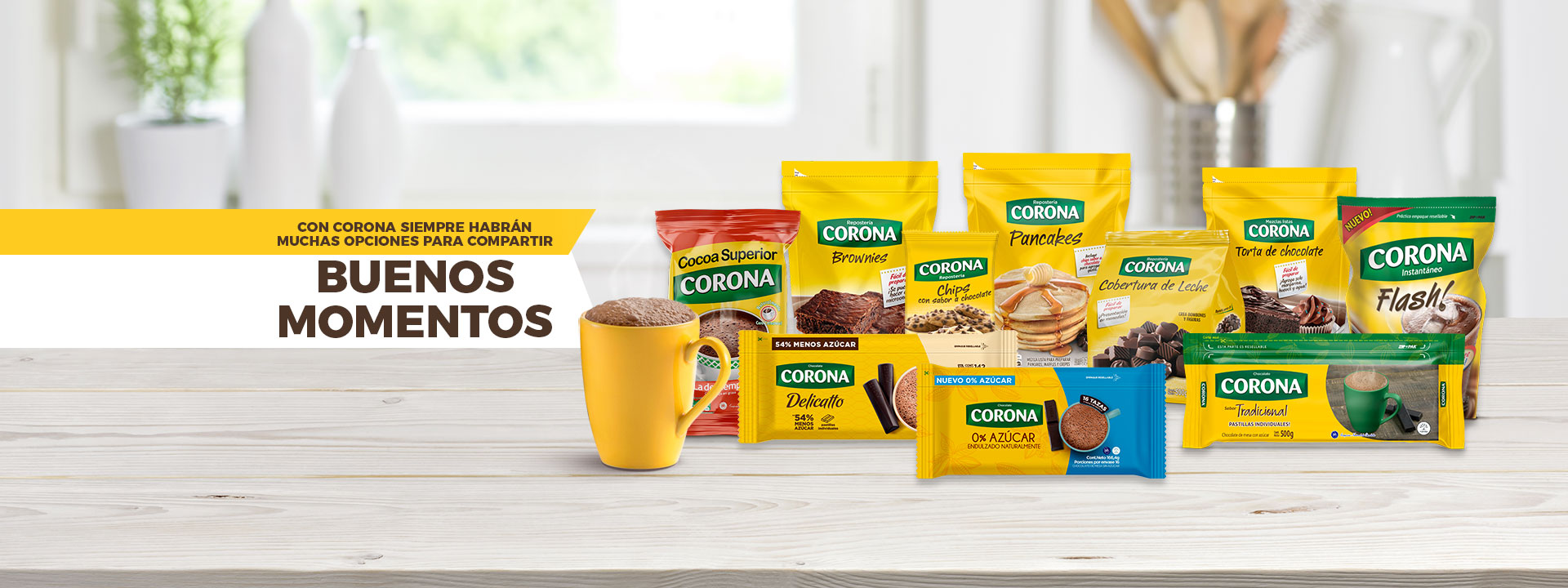 Juntos hacemos buenos momentos - Chocolate Corona